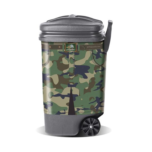 Camo Pantz - Browse Our Unique Trash Can Decorations | Garbage Pantz ...