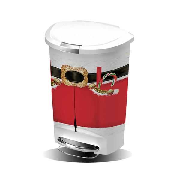 Indoor Kitchen Can Cover - Discover Our Santa-Themed Indoor Trash Cover ...