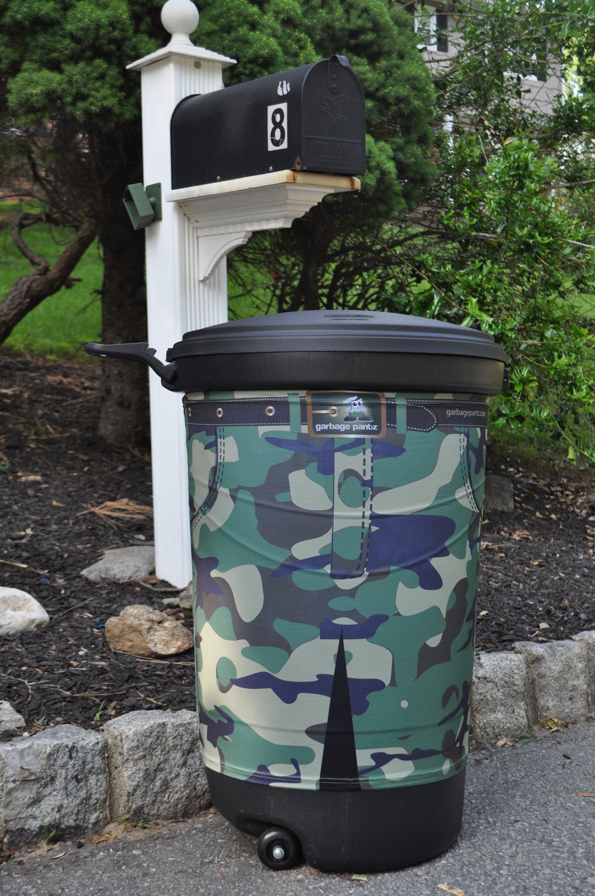 Camo Pantz - Browse Our Unique Trash Can Decorations | Garbage Pantz ...